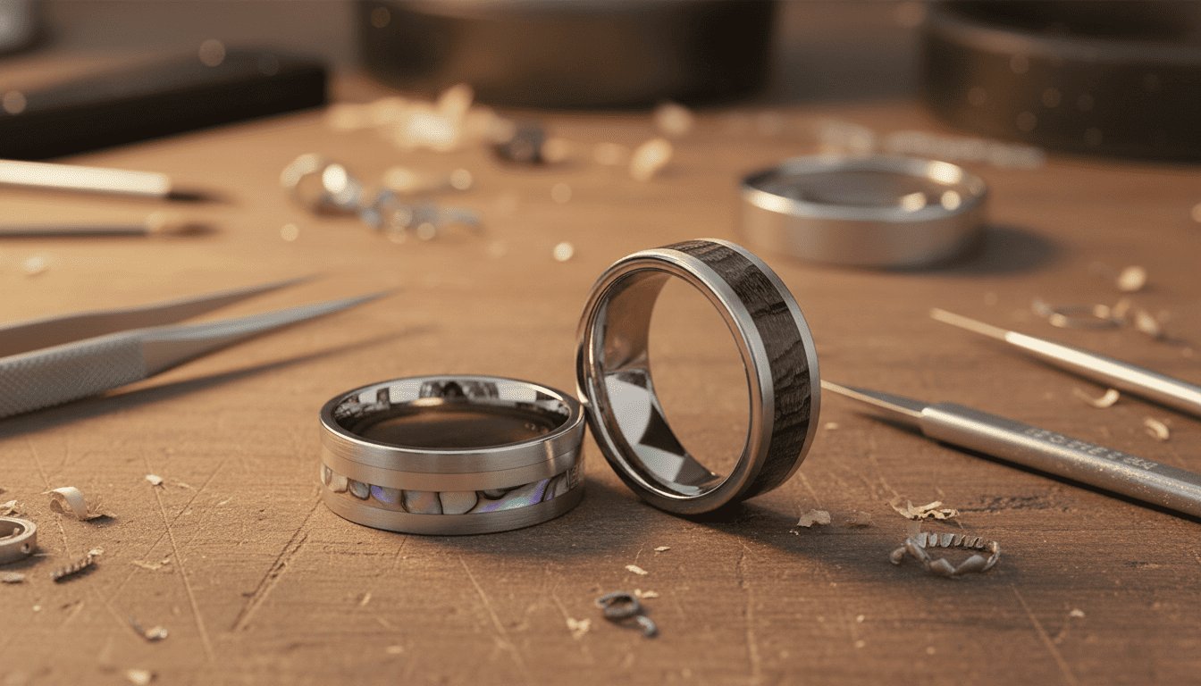 Tungsten vs. Titanium Men's Rings: Engineering Comparison